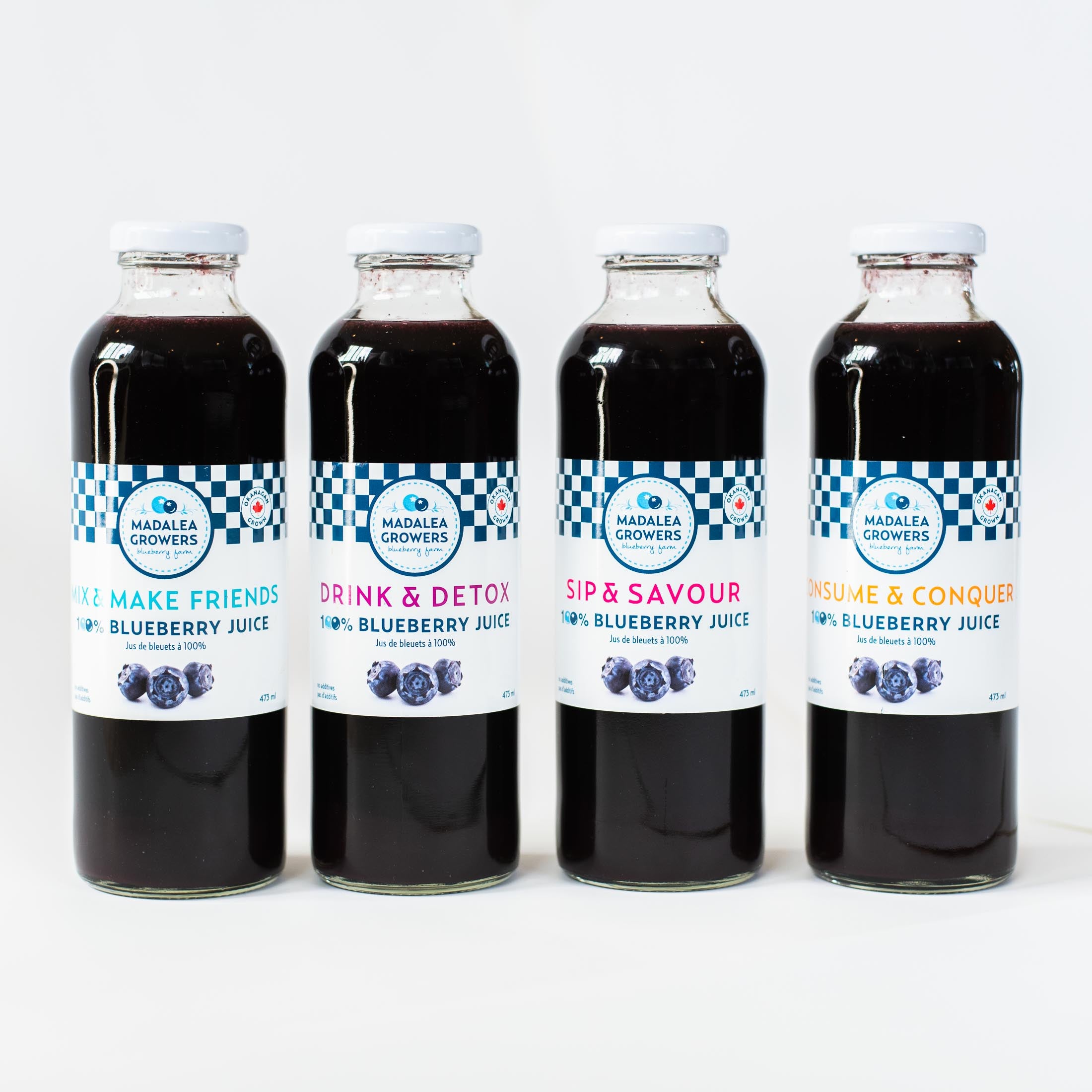 100% Pure Blueberry Juice | Madalea Growers